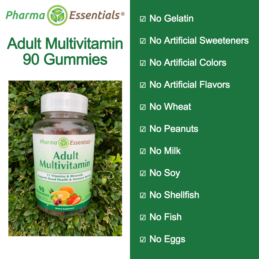 Adult Multivitamin 90 Gummies (Pack of 3) – Pharma Essentials